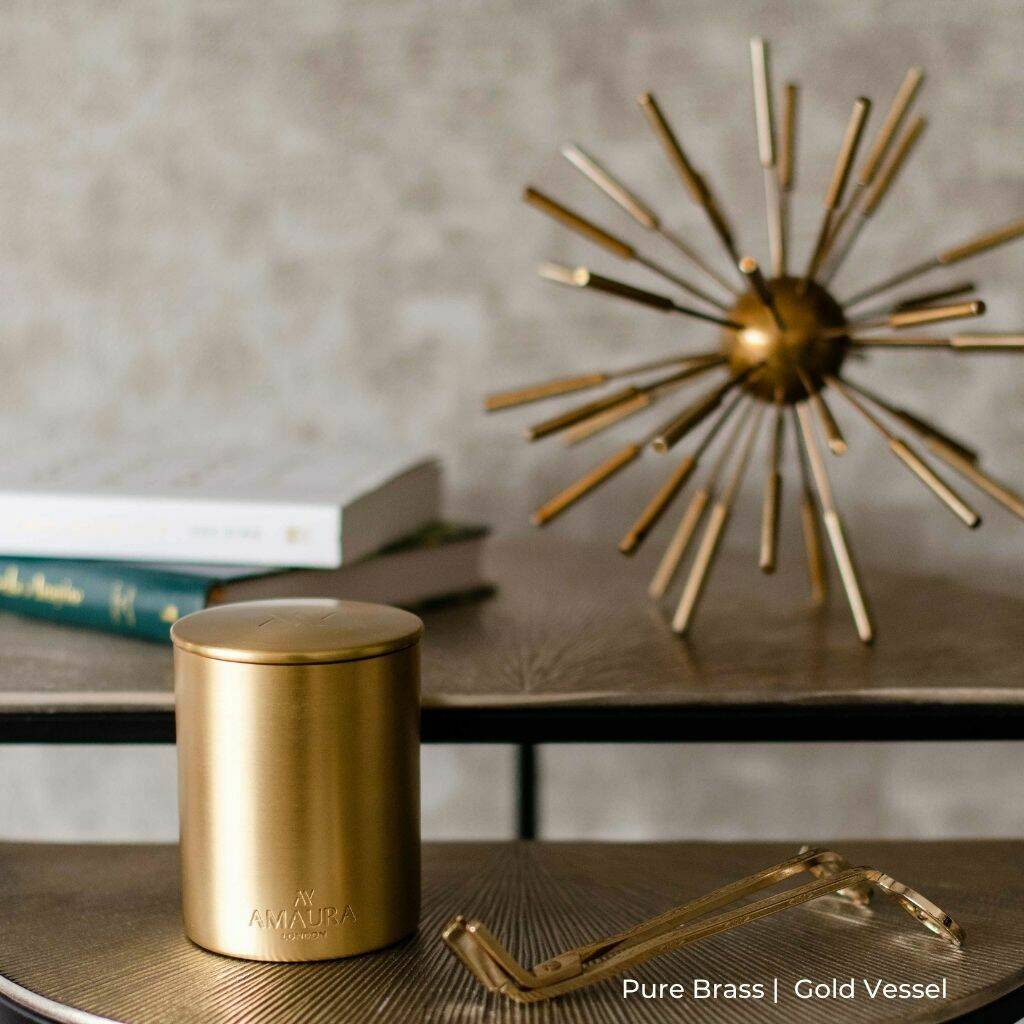Personalised Eco Luxury Scented Metallic Candle By Amaura London ...