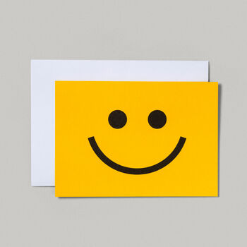 Smiley Face Card By I Am A | notonthehighstreet.com