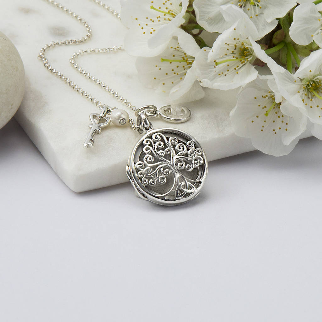 Sterling Silver Filigree Tree Locket By Martha Jackson Sterling Silver ...