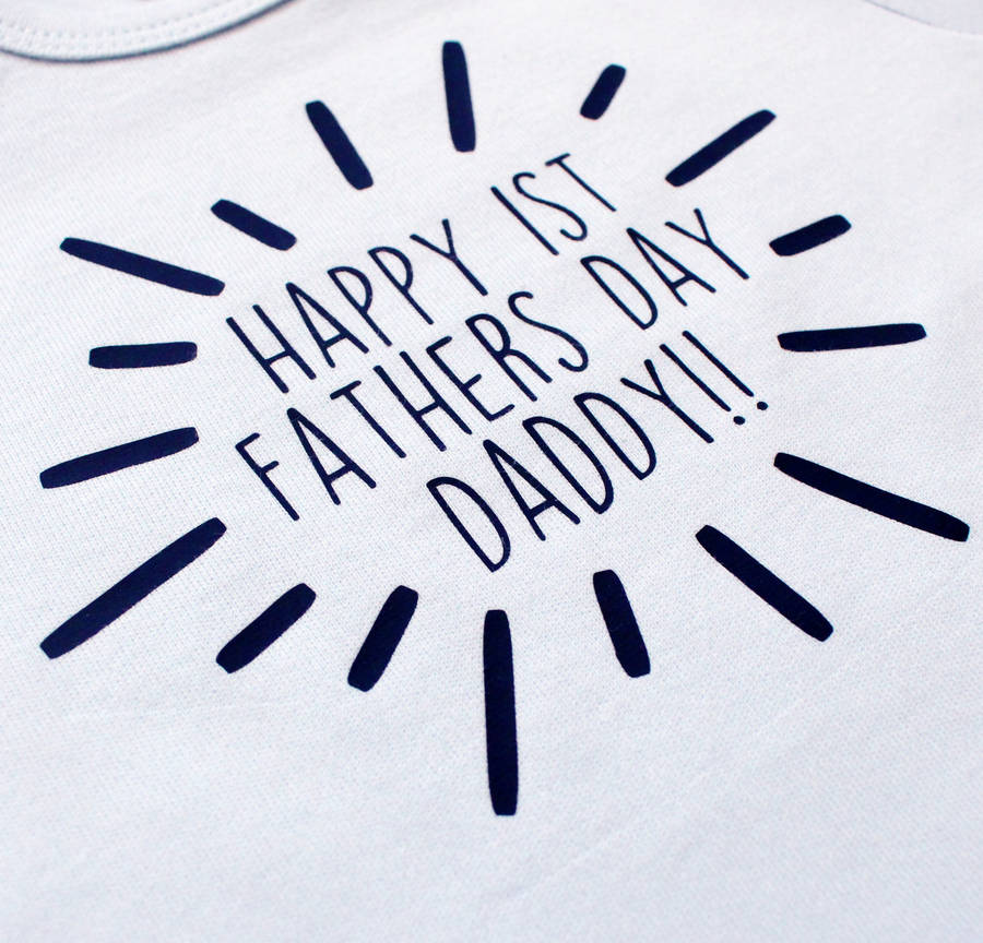 'happy 1st fathers day daddy' baby grow by precious little plum ...