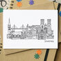 Inverness Skyline Art Print Unframed By Becka Griffin Illustration ...