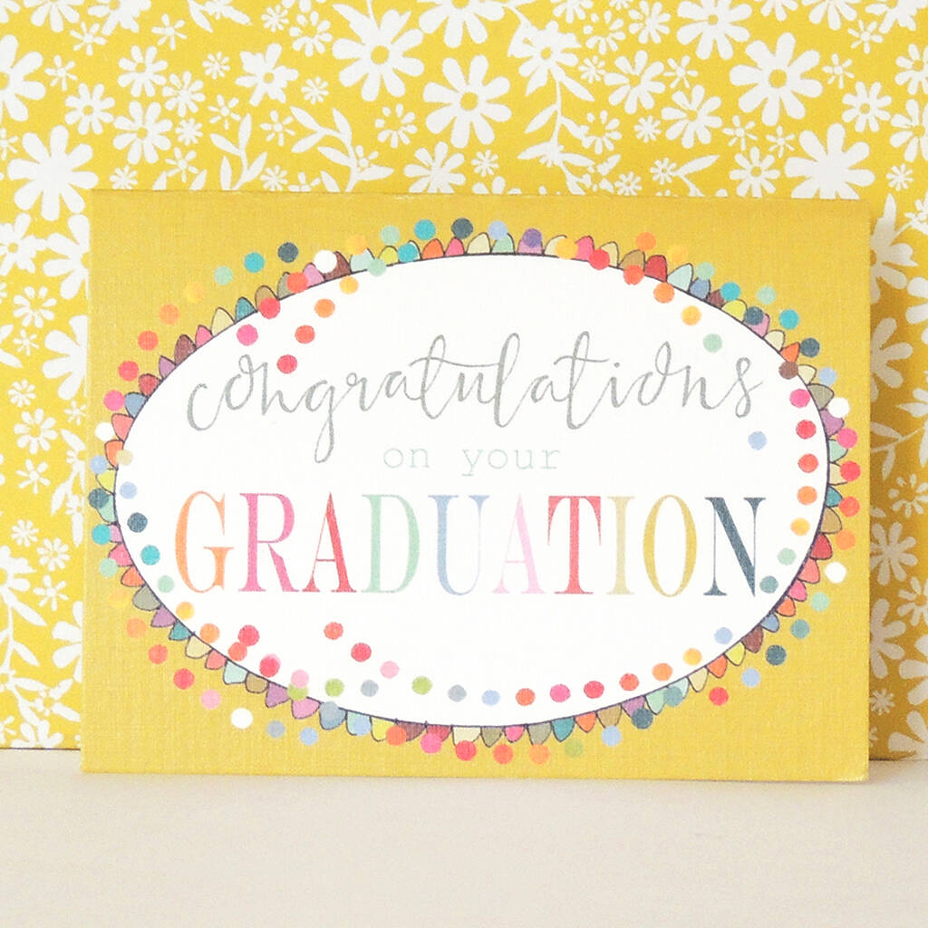Mini Graduation Card By Kali Stileman Publishing | notonthehighstreet.com