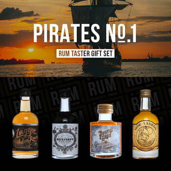 Pirates Rum Taster Set Gift Box One By The Rum Company ...