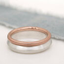 Sterling Silver Plain Band Rings. Silver Wedding Band By Louy Magroos ...