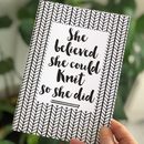 Knitters Knitting Notebook A5 Journal Knitting Gift By Kelly Connor ...