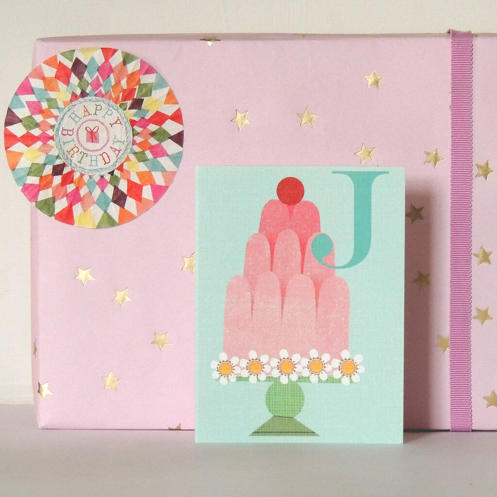Mini J For Jelly Card By Kali Stileman Publishing | notonthehighstreet.com