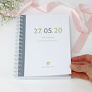 Personalised Date Wedding Planner Handbook By Designed ...