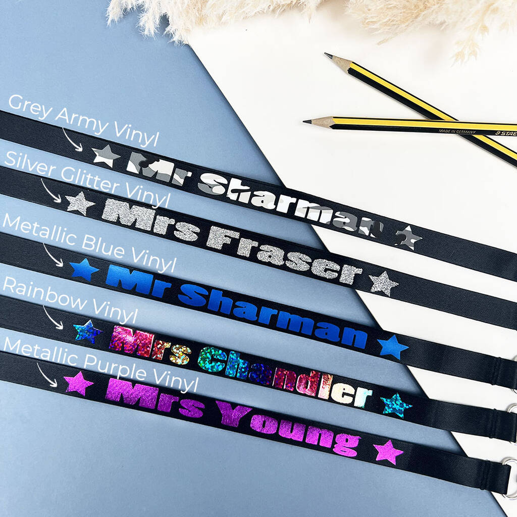 Personalised Teacher Lanyard By Juliet Reeves Designs ...