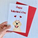 Labrador Valentine's Day Card By Adam Regester Design ...
