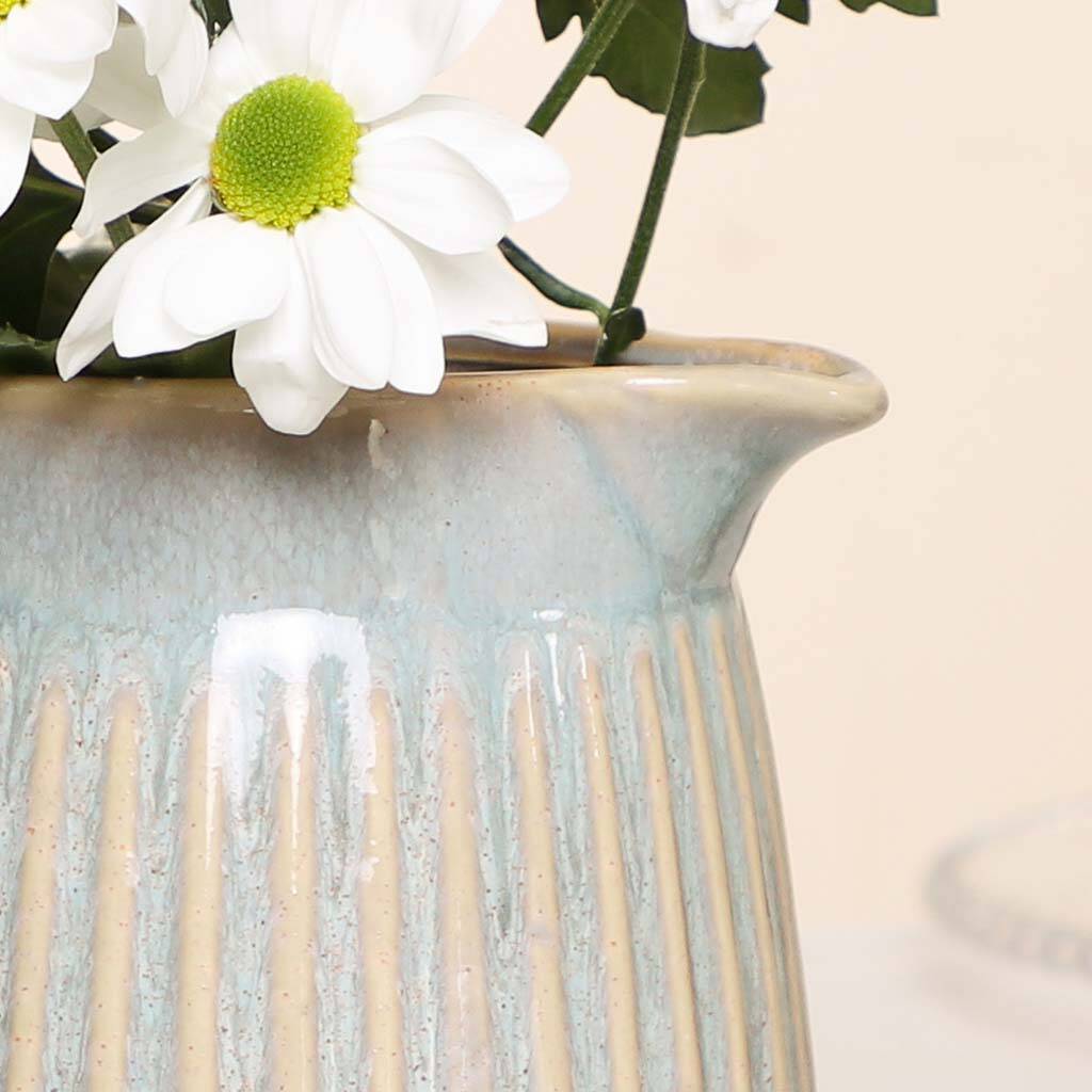 Decorative Springtime Ceramic Pitcher Jug Vase By Dibor ...