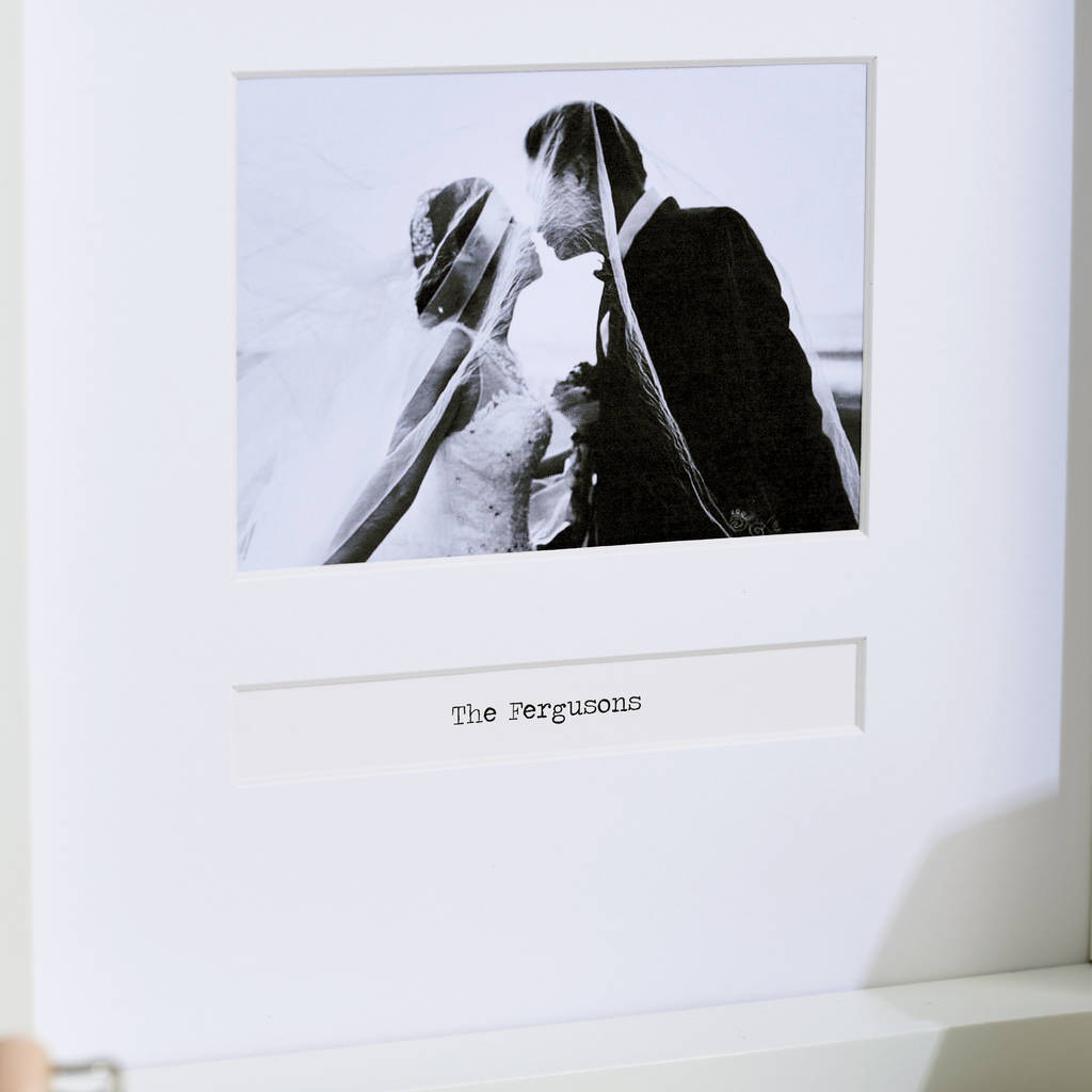 Personalised Wedding Day Frame By Posh Totty Designs Creates ...