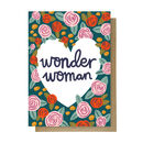 Wonder Woman Card By Lauren Radley | notonthehighstreet.com