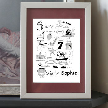 Name Print By Loula And Deer | notonthehighstreet.com