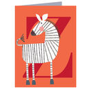 Mini Z For Zebra Card By Kali Stileman Publishing | notonthehighstreet.com
