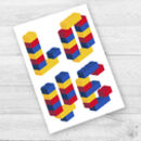 I Love You Building Block Card By Glyn West Design | notonthehighstreet.com
