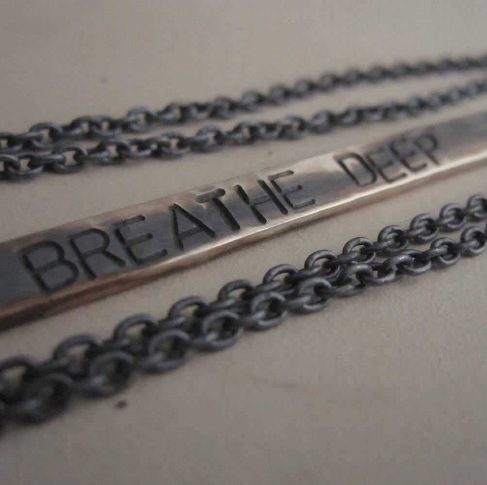 Wdts Breathe Deep Necklace By Maitri