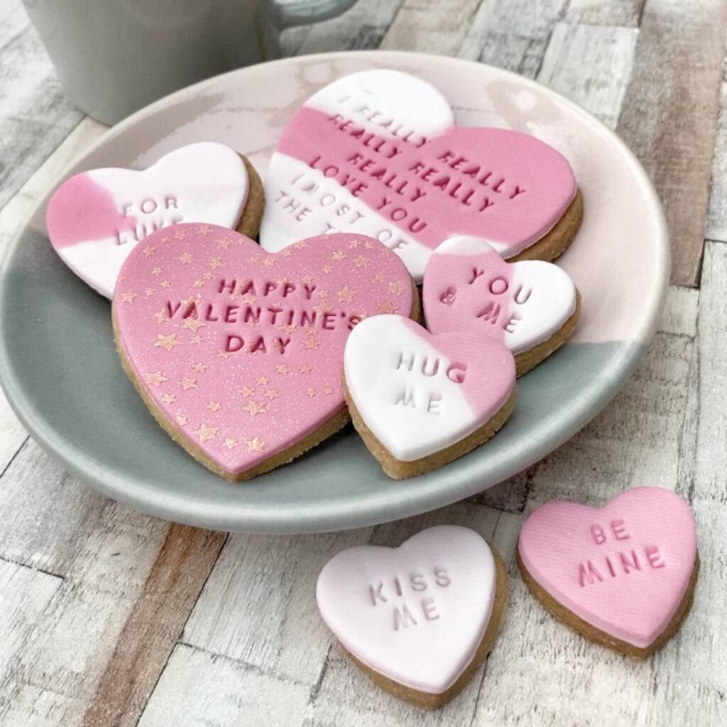 Personalised I Really Love You Valentine's Biscuits By The Kitsch Hen