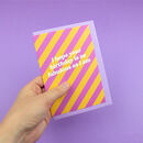 Fabulous Birthday Card By Sprinkle Club | notonthehighstreet.com