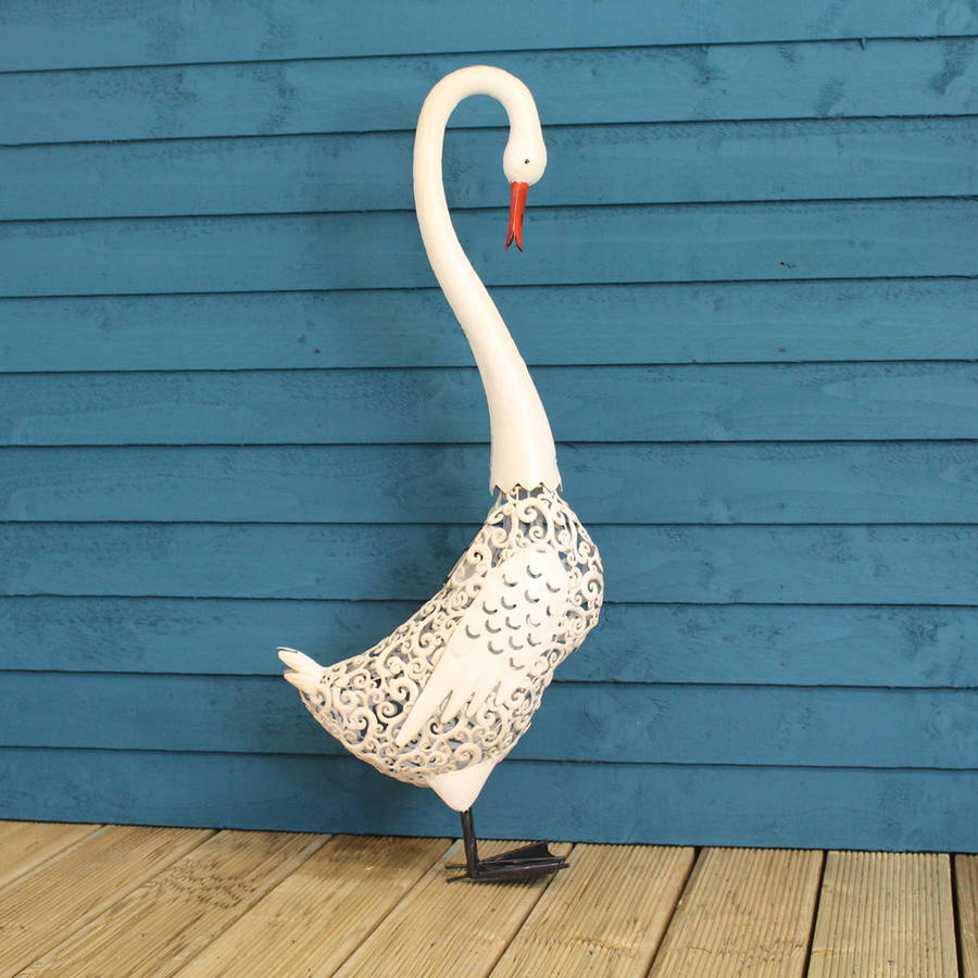 swan solar garden light by garden selections | notonthehighstreet.com