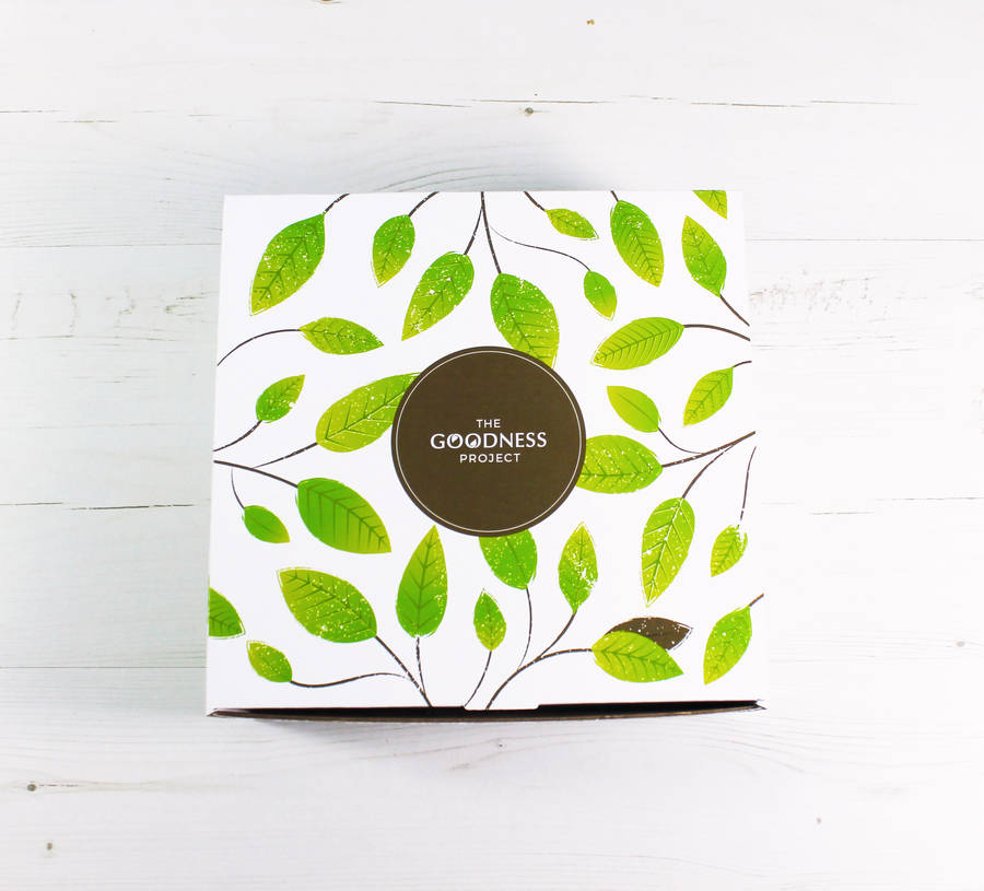 vegan snack delight hamper gift box by the goodness project ...
