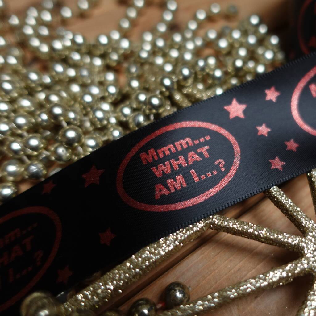 'Mmm… What Is It?' Purple Luxury Ribbon By Yellow Green Blue ...