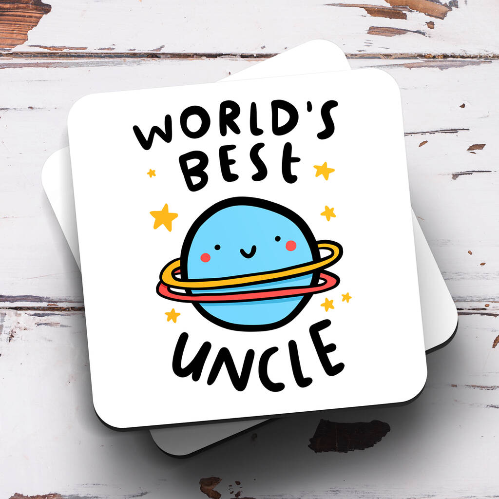 Uncle Coaster 'World's Best Uncle' By Arrow Gift Co ...
