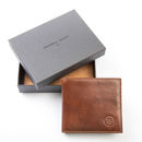 Personalised Wallet With Coin Section. 'the Ticciano' By Maxwell Scott ...