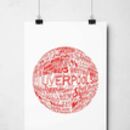 Liverpool Football Club Typography Print By Sketchbook Design ...