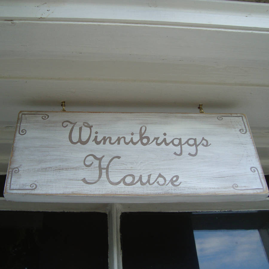 house sign by giddy kipper | notonthehighstreet.com