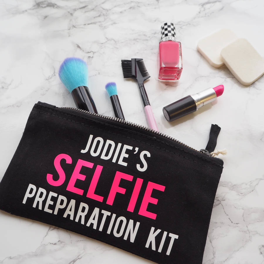 'selfie preparation kit' make up bag by rock on ruby ...