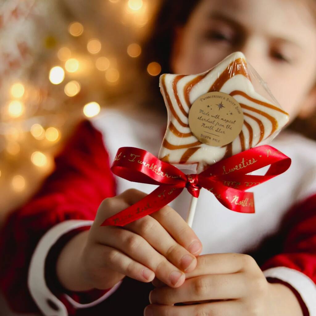 North Pole Magic And North Pole Star Lollipop Set By Grey Star Interiors