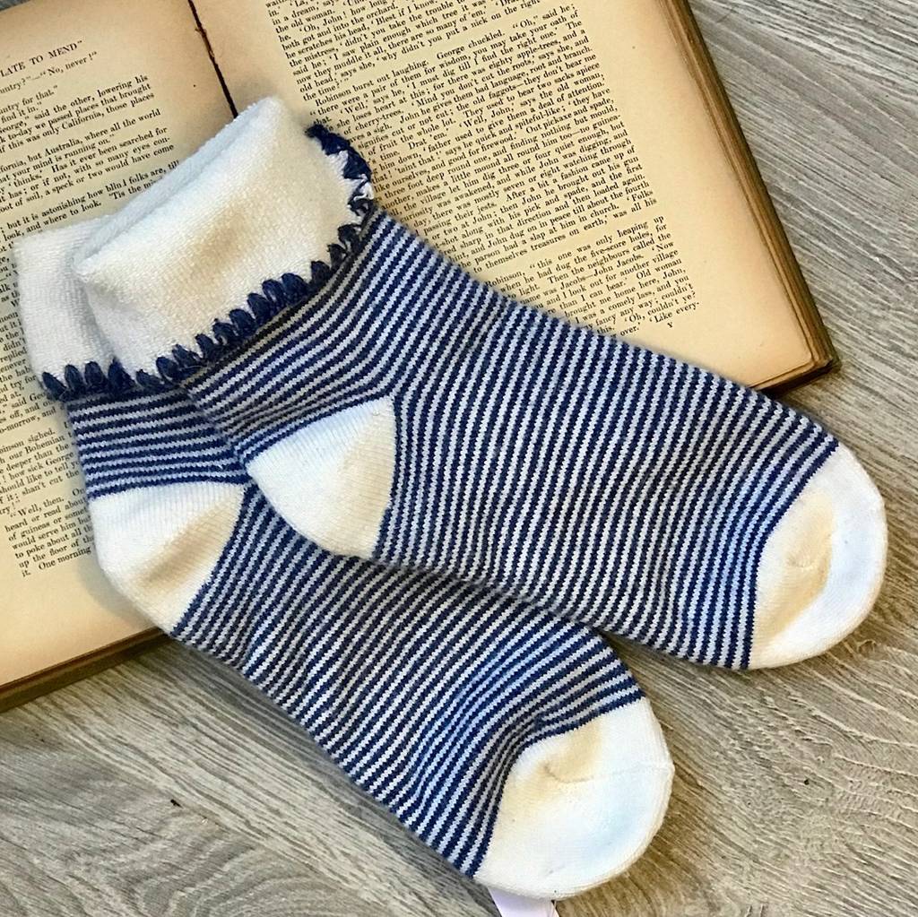 personalised super soft cosy star socks by the alphabet gift shop ...