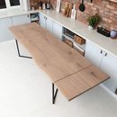 infinity extendable solid oak dining table by cosywood ...