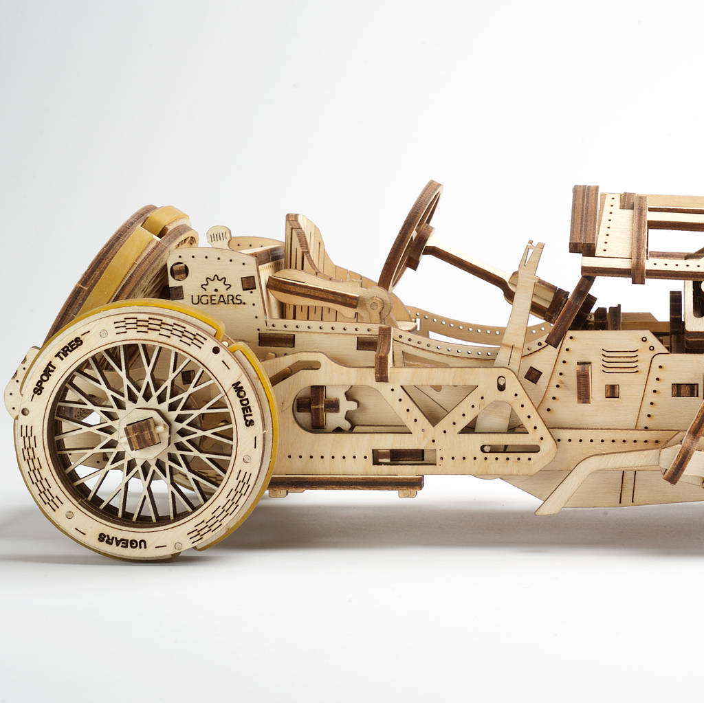 Mechanical Moving Grand Prix Car Diy Model By Friendly Gifts ...