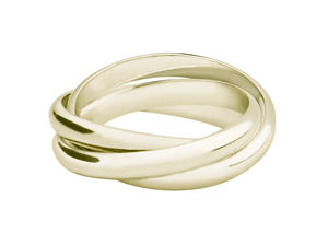 Green Amethyst Gold Ring By By Emily | notonthehighstreet.com