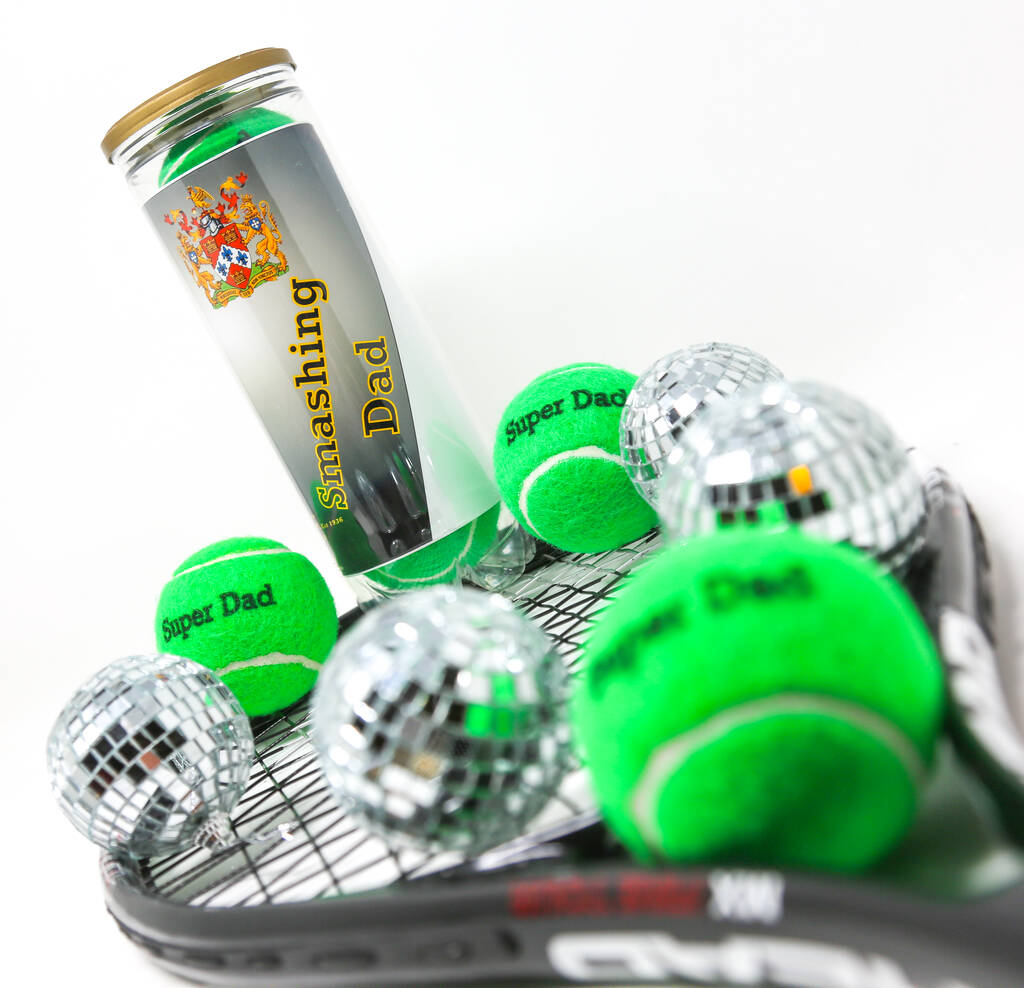 Gift Your Dad Tennis Balls By Price Of Bath | notonthehighstreet.com