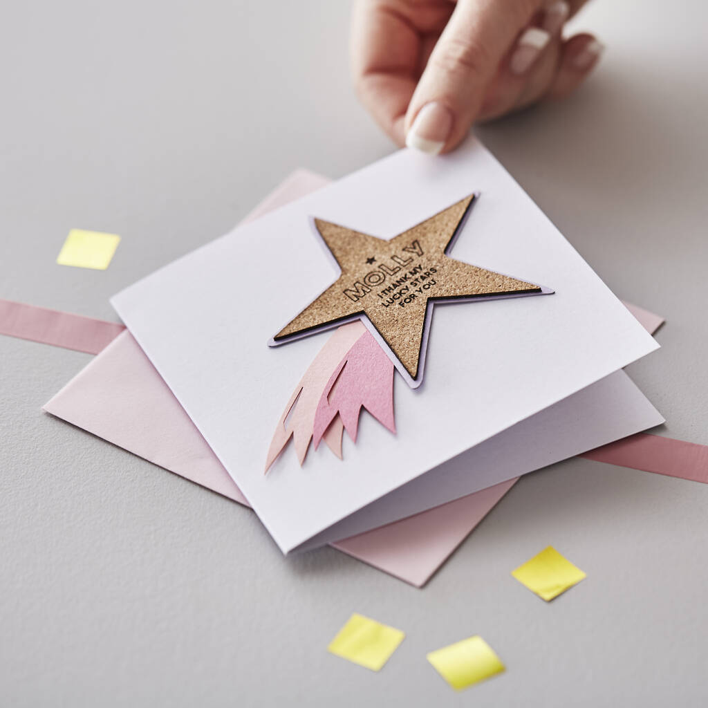 Personalised Shooting Star Card By Sophia Victoria Joy ...