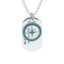 Compass Coordinates Dog Tag Silver Necklace By Scarlett Off The Map ...
