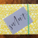 Mini Salut Card By Kali Stileman Publishing | notonthehighstreet.com