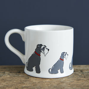 Grey Schnauzer Mug By Sweet William Designs