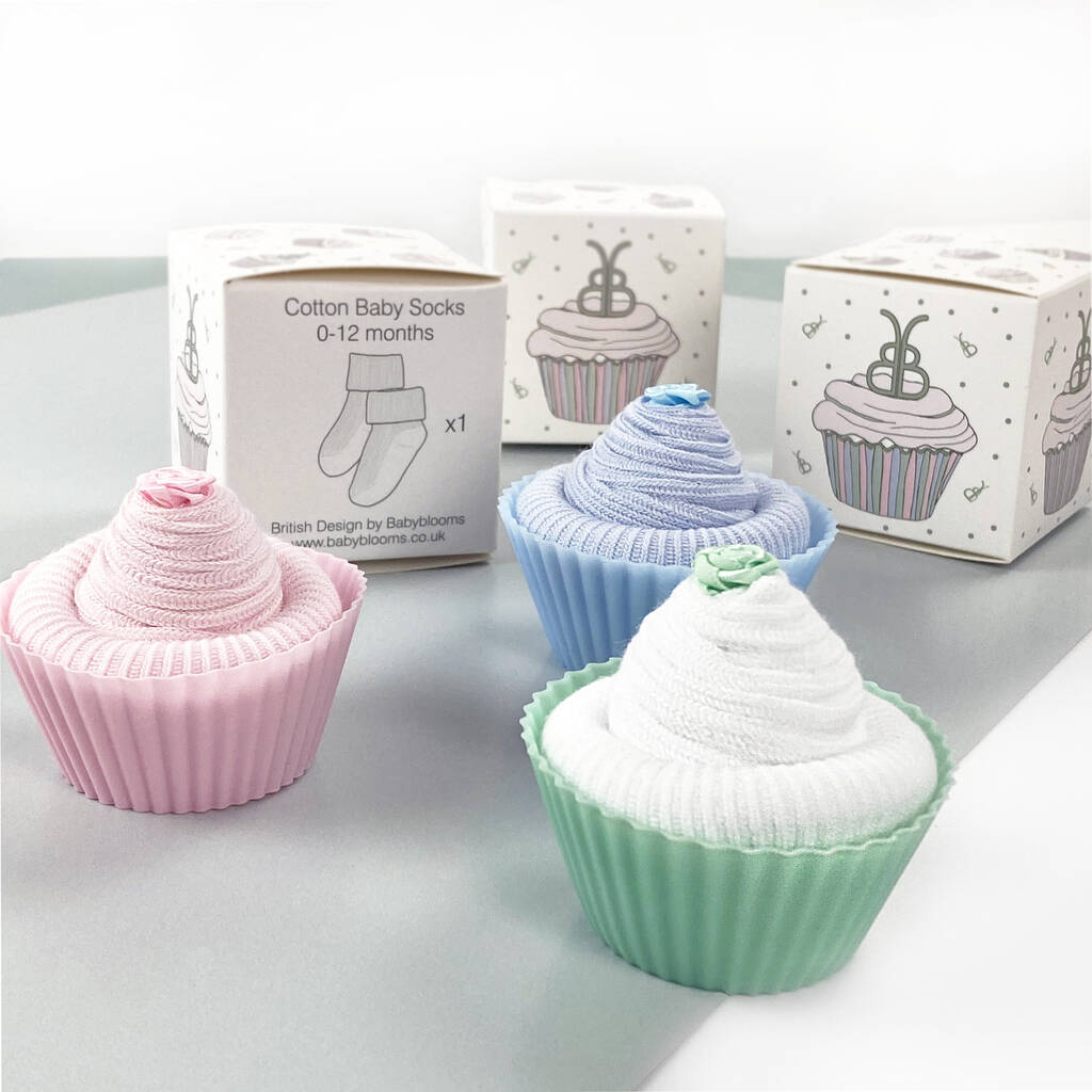 Cupcake Socks By Babyblooms | notonthehighstreet.com