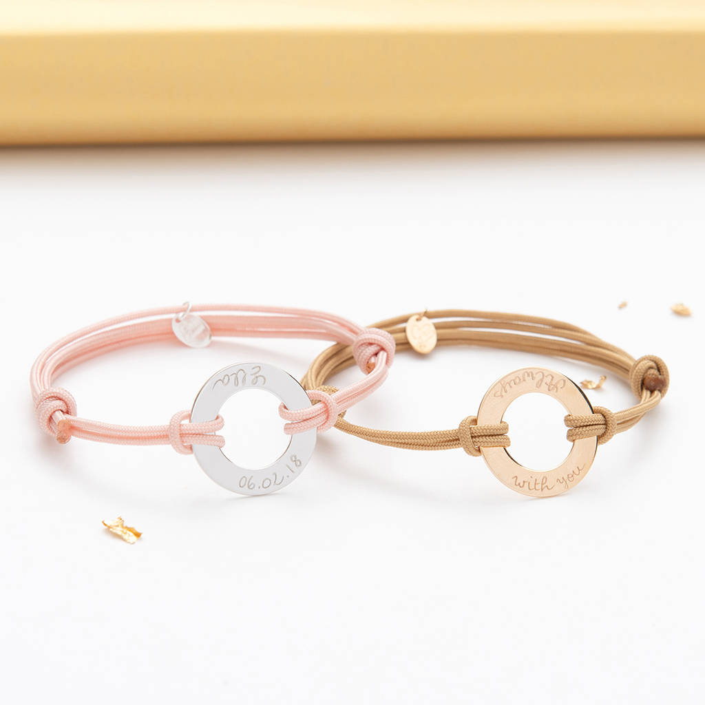 Personalised Eternity Bracelet By Merci Maman | notonthehighstreet.com