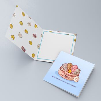Cute Dim Sum Campfire Birthday Card By Toastedink