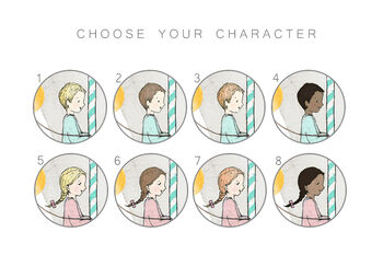 Personalised Childrens Circus Carousel Wall Art Print By Daisy & Bump ...