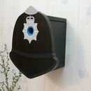 Personalised Police Helmet Bird Box By Lindleywood | notonthehighstreet.com