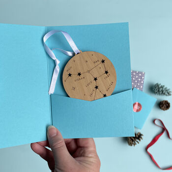 Family Constellation Christmas Tree Decoration By Betsy Benn ...