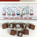 personalised good luck chocolates by chocolate by cocoapod chocolate ...