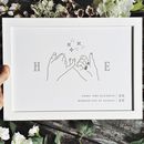 Our Promise Wedding, Engagement Or Anniversary Print By Summer Lane ...