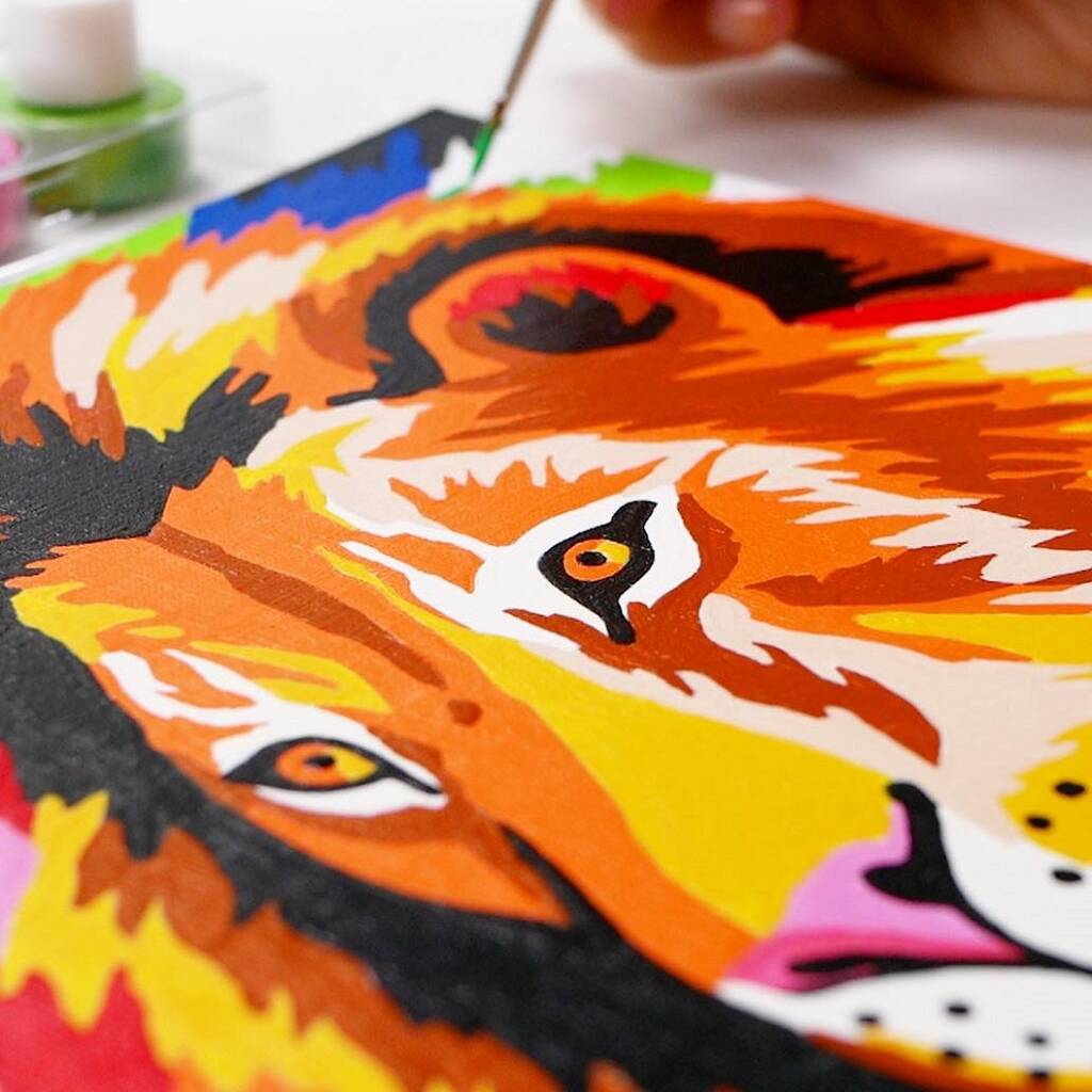 Kids Acrylic Painting By Numbers Sets By Crafts4 Kids ...