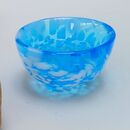 Japanese Blue With White Marble Glass Sake Cup By Rendy Shop Uk ...